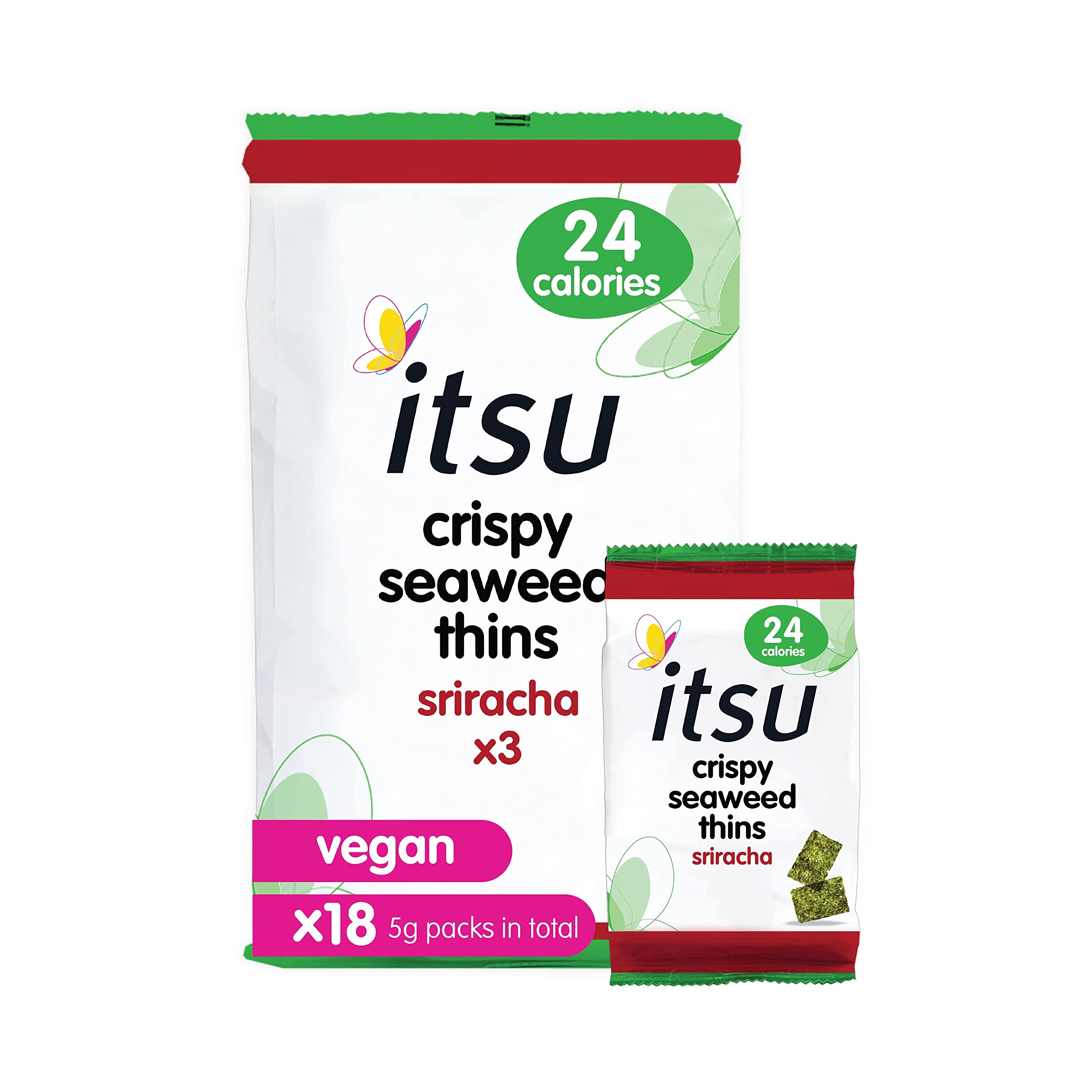 Itsu Sea Salt Crispy Seaweed Thins Multipack 3X5g